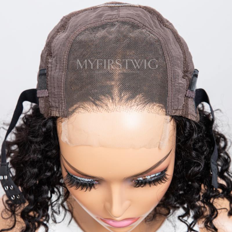 12 Inch Deep Wave Curly 4x4 Closure Wig - Final Deal & No Code Needed ...