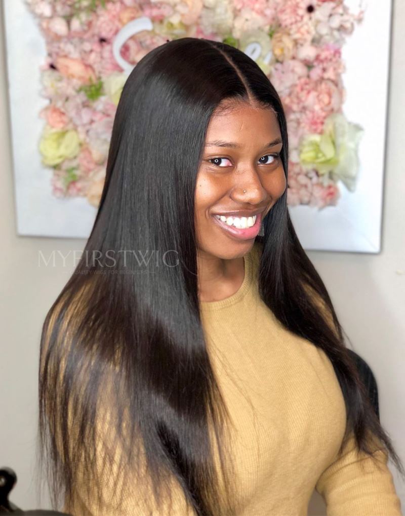 [Blowout Sale] 20 Inch Long Straight Glueless Wig - CLS001 – MyFirstWig ...