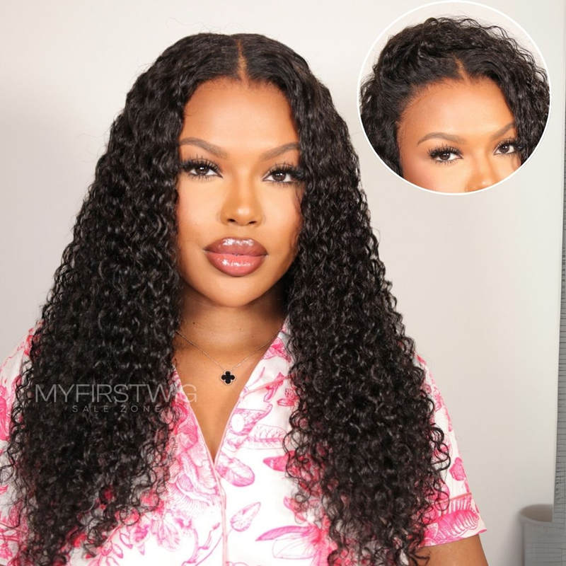 14-22 Inch Full Lace Wig Long Curly Human Hair Wig - SLM022 ...