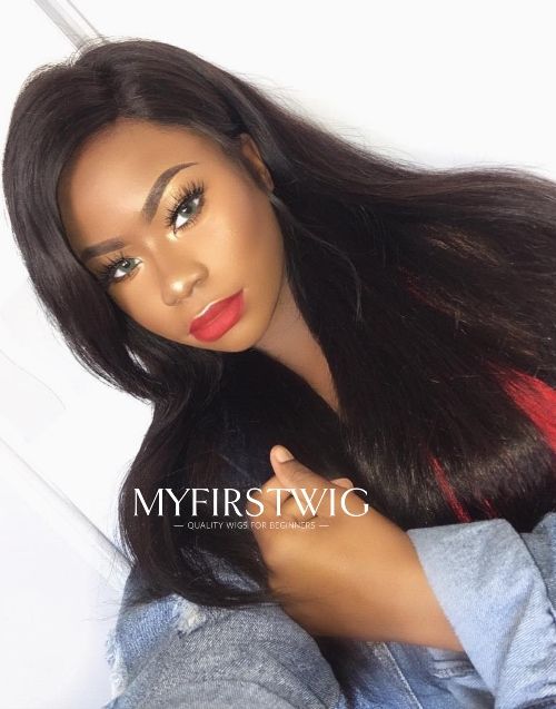 14-20 Inch Side Part Layers Straight HD Lace Wear & Go Glueless Wig ...