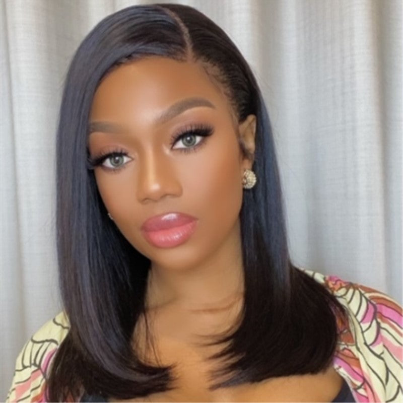 13x6 Shoulder Length Side Part Lob Lace Front Wig - NCB019 – MyFirstWig ...